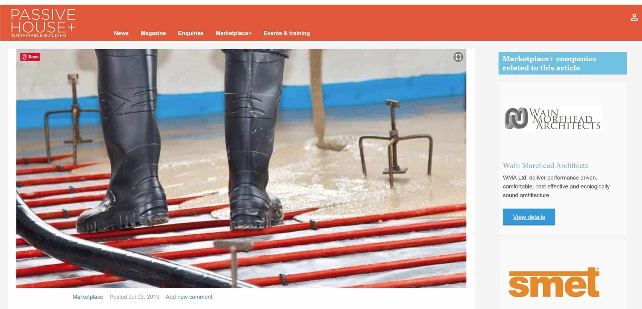 Fast Floor Alpha Hemihydrate Screed Boosts UFH Performance at Cork ...